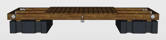 Ensemble de quais 4'x16' Semi-flottant, 4'x16' flottant et 10'x16 ... Ensemble de quais 4'x16' Semi-flottant, 4'x16' flottant et 10'x16 ...
