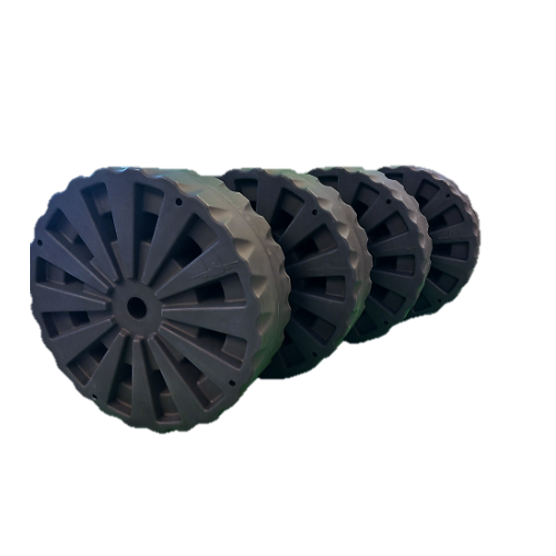 Ensemble de 4 roues de quai 24'' - 1500 lbs - Eagle Wheels - Heavy Duty ...