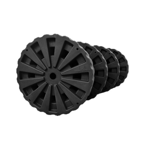 Kit of 4 wheels 24'' for dock - 1500 lbs - Eagle Wheels - Heavy Duty ...
