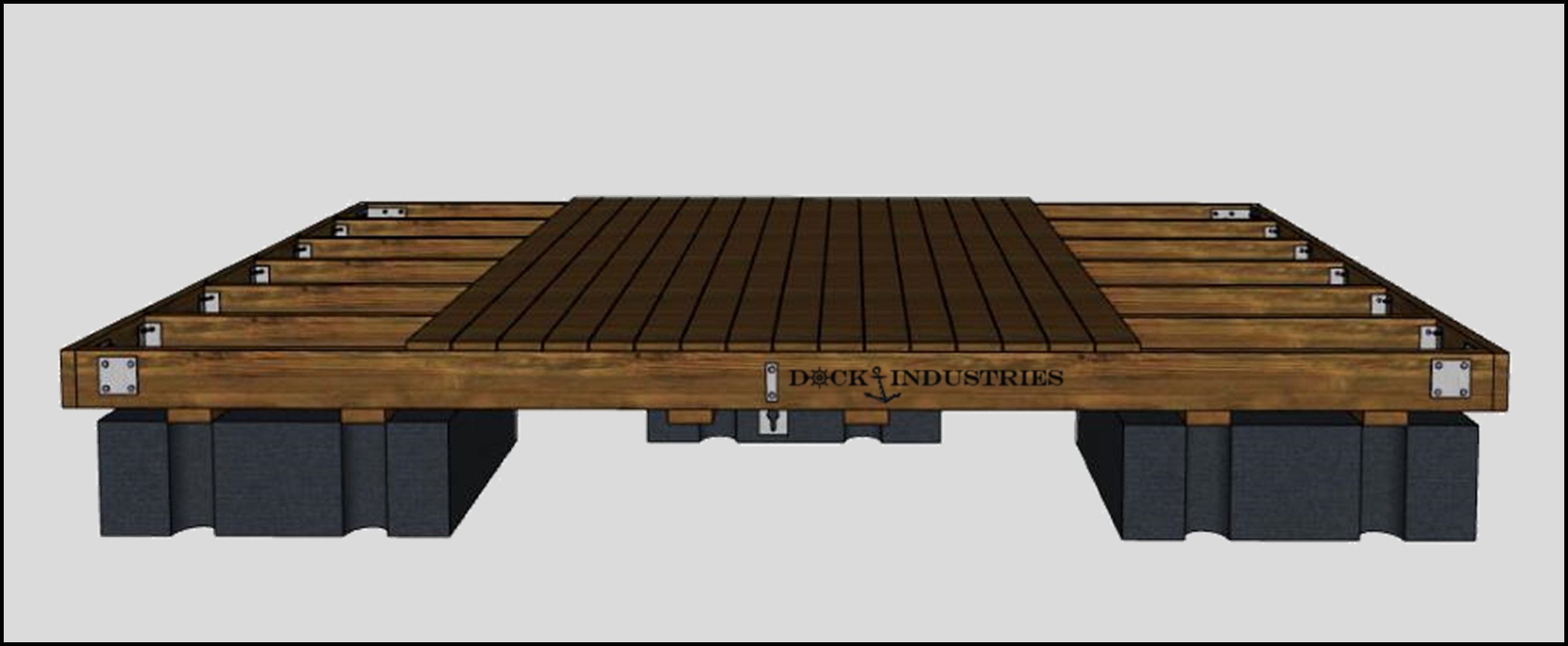 Heavy Duty dock kit 12'x16' - Dock Industries Heavy Duty dock kit 12'x16' - Dock Industries