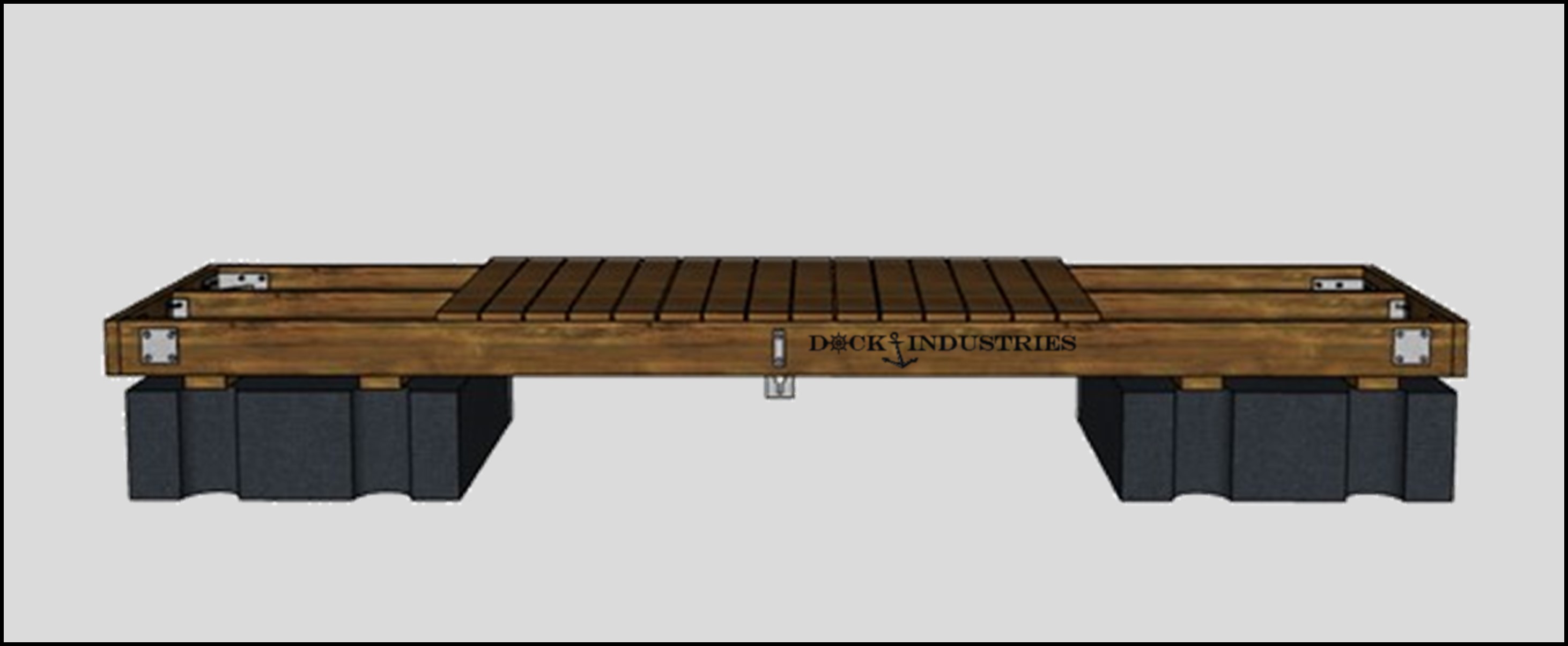 Heavy Duty dock kit 4'x16' - Dock Industries