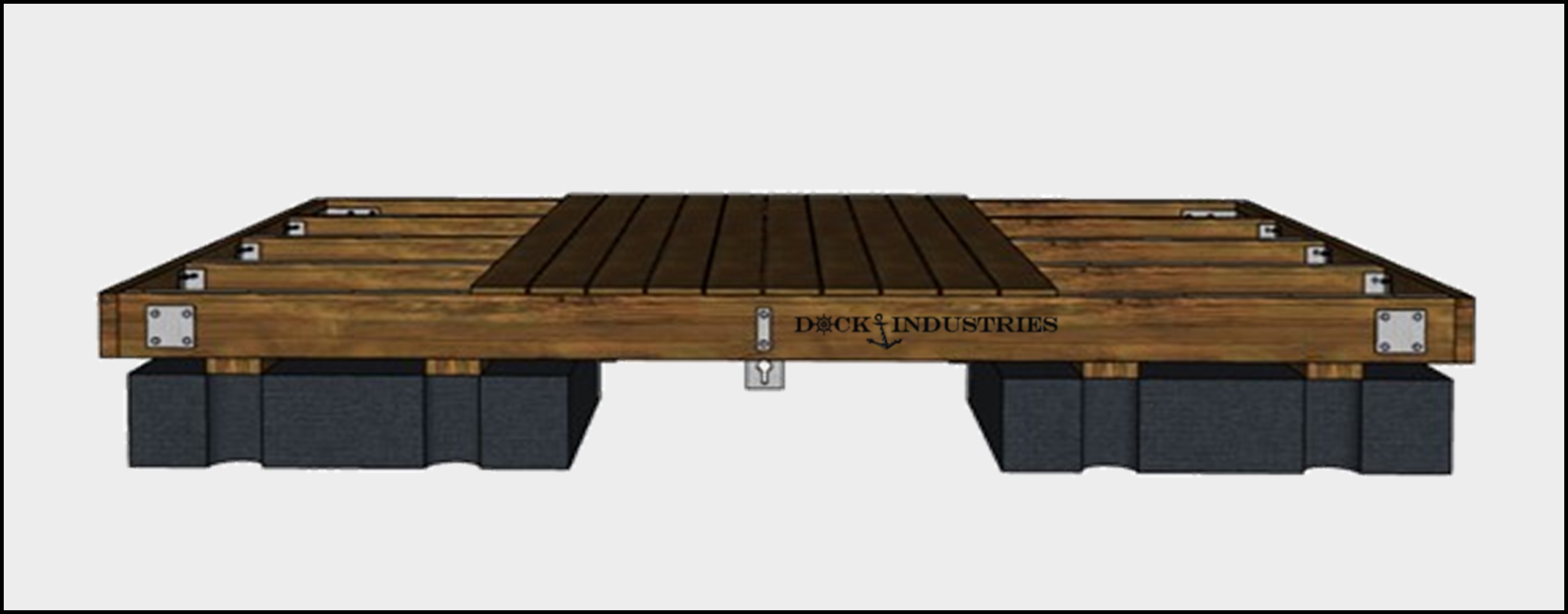 Heavy Duty dock kit 8'x12' - Dock Industries