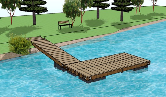 4'x4' Fixed, 4'x16' Semi-Floating & 8'x16' Floating Docks kit ...