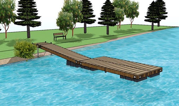 Ensemble de quais 4'x4' Fixe, 4'x16' Semi-Flottant et 8'x16' Flottant ... Ensemble de quais 4'x4' Fixe, 4'x16' Semi-Flottant et 8'x16' Flottant ...